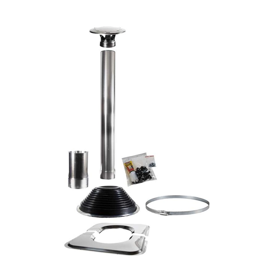 Harvia Modular Sauna Stove Steel Chimney Set (1500mm) - Neptune Saunas ...