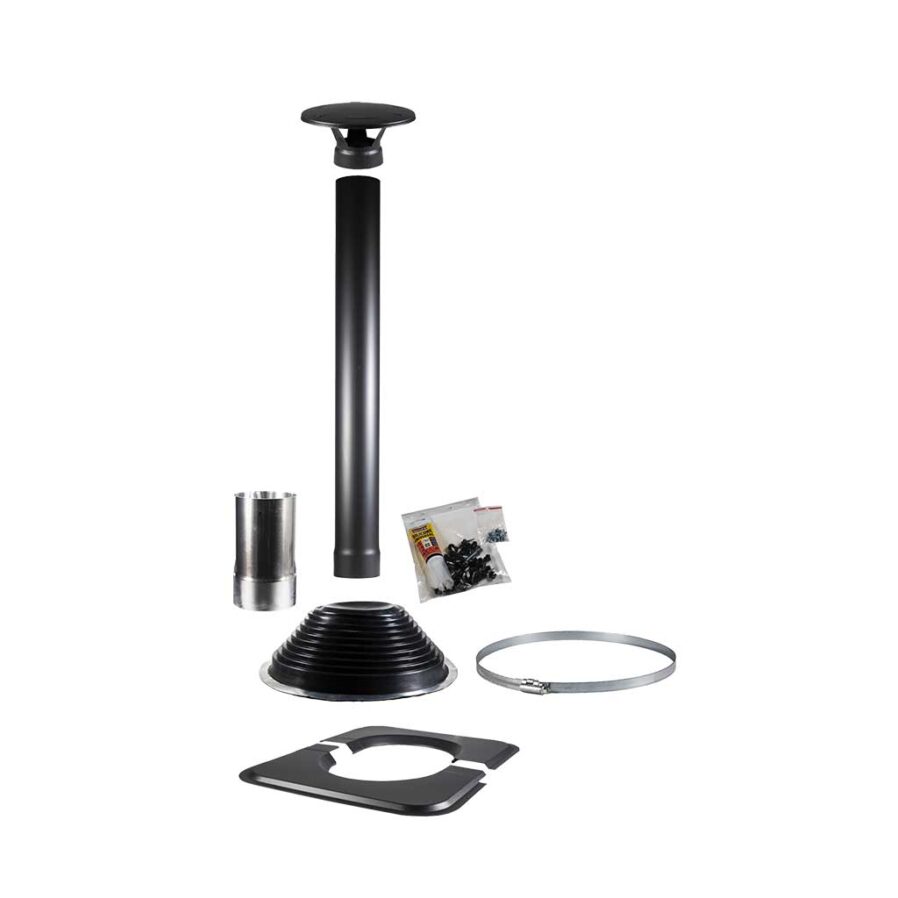 Harvia Modular Sauna Stove Steel Chimney Set (1500mm) - Neptune Saunas ...
