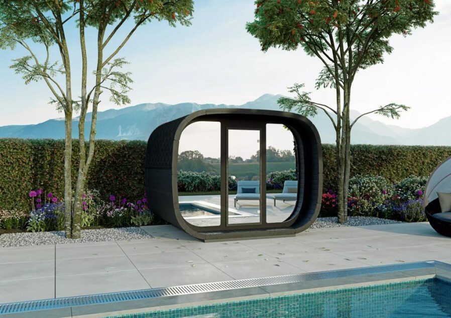 Oslo - Cube Shaped Outdoor Sauna - Neptune Saunas